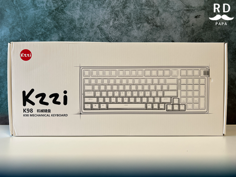 《KZZI珂芝K98 有線、無線、藍牙三模機械鍵盤 – 好物筆記》無線機械鍵盤開箱分享 - RD爸爸隨手記