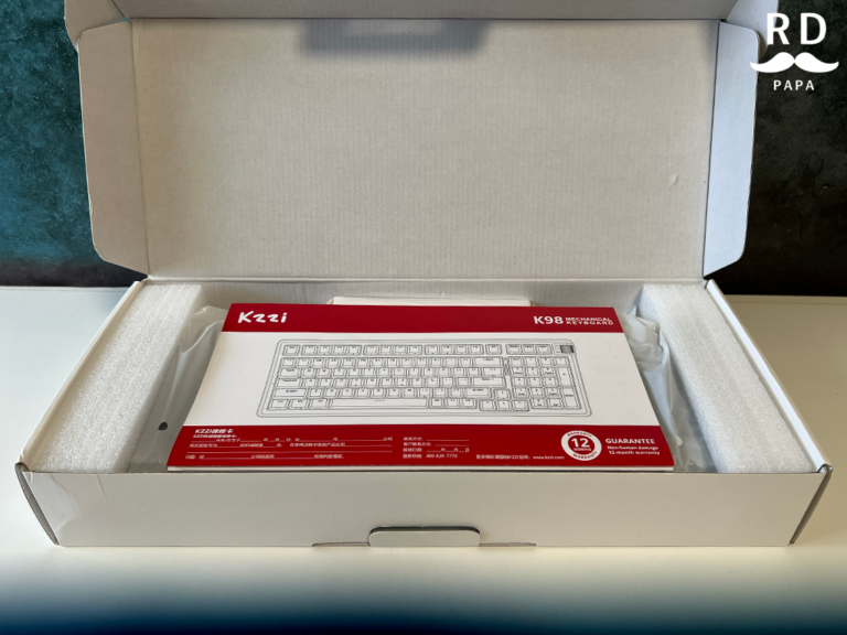 《KZZI珂芝K98 有線、無線、藍牙三模機械鍵盤 – 好物筆記》無線機械鍵盤開箱分享 - RD爸爸隨手記